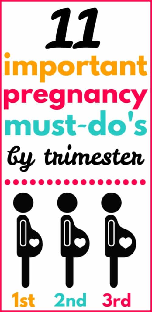 Pregnancy To Do List by Trimester (your preggo checklist) - Oh Yellow